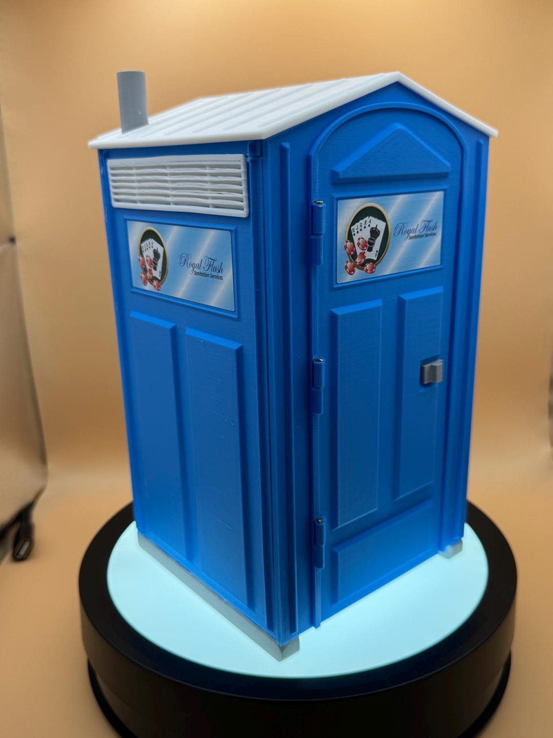 1/10 Scale Port-o-let With Working Door That Latches and Opening Seat ...