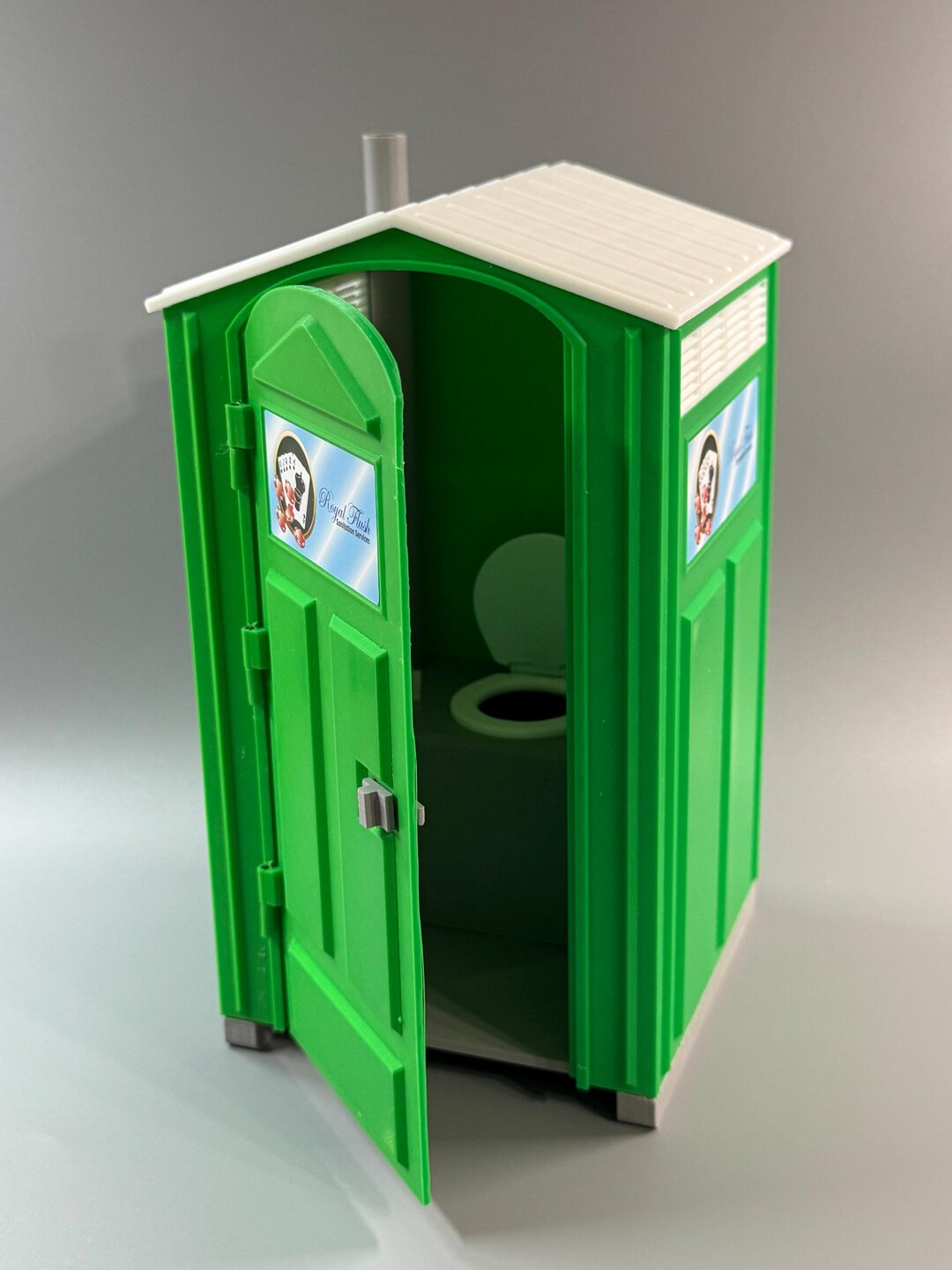 1/10 Scale Port-o-let With Working Door That Latches and Opening Seat ...