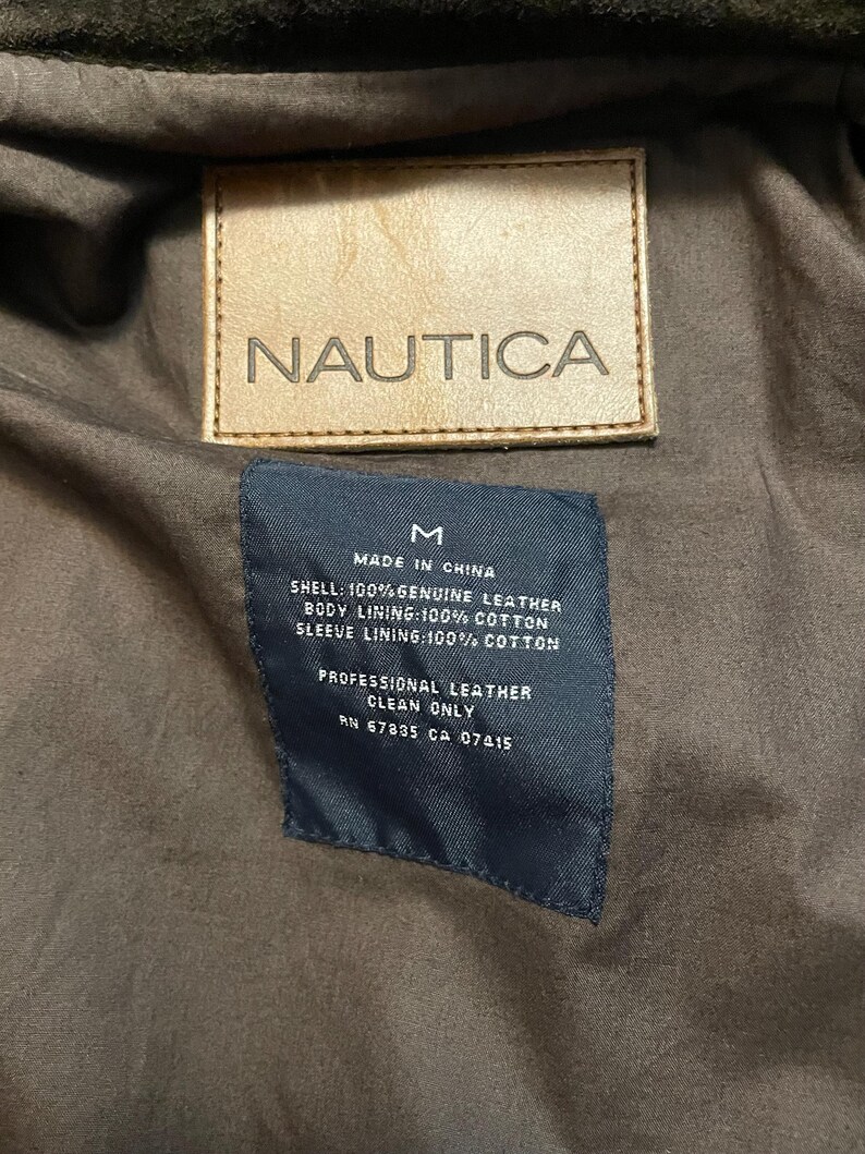 Nautica Suede Jacket - Etsy