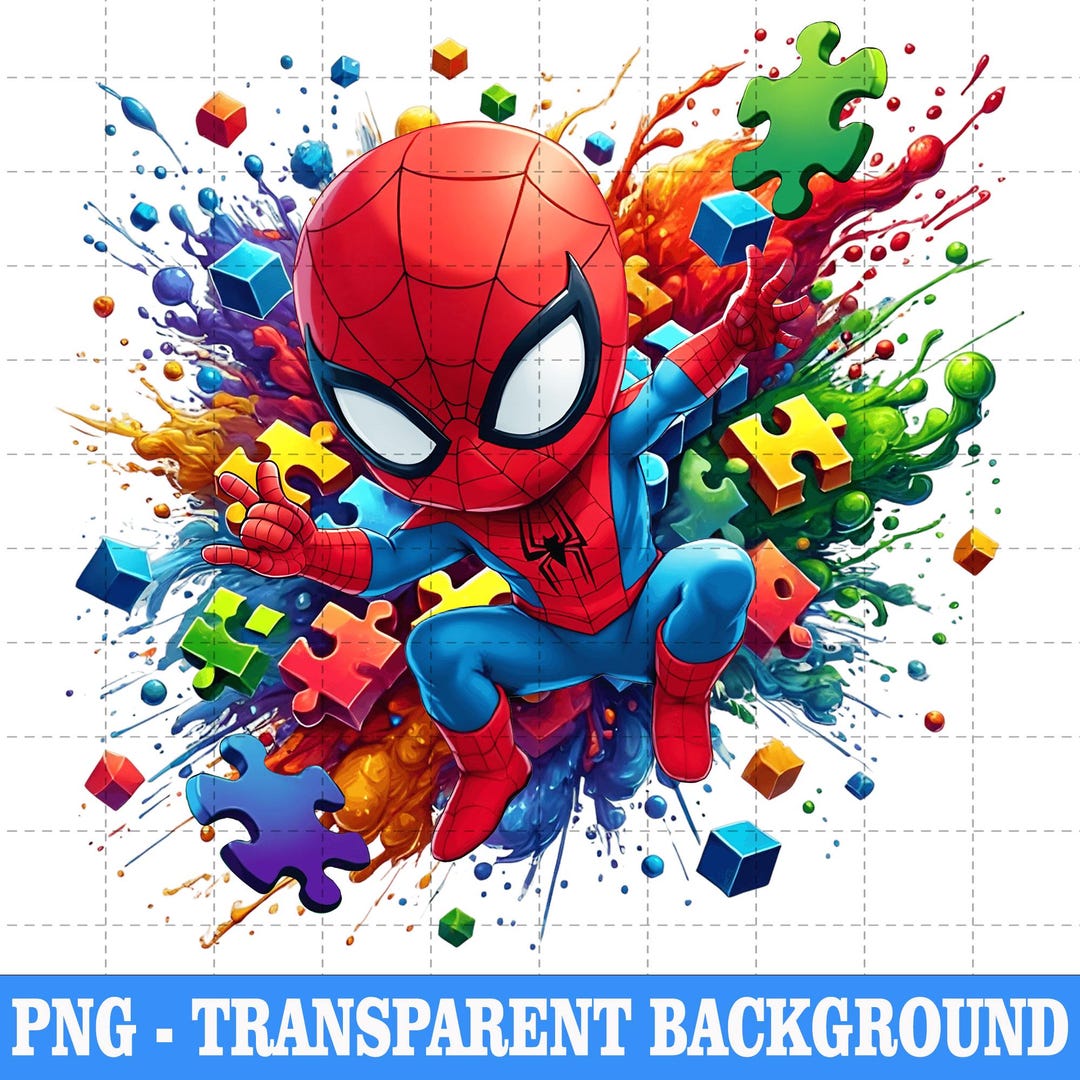 Autism Spiderman Png, Superhero Autism Png, Autism Kids Png ...