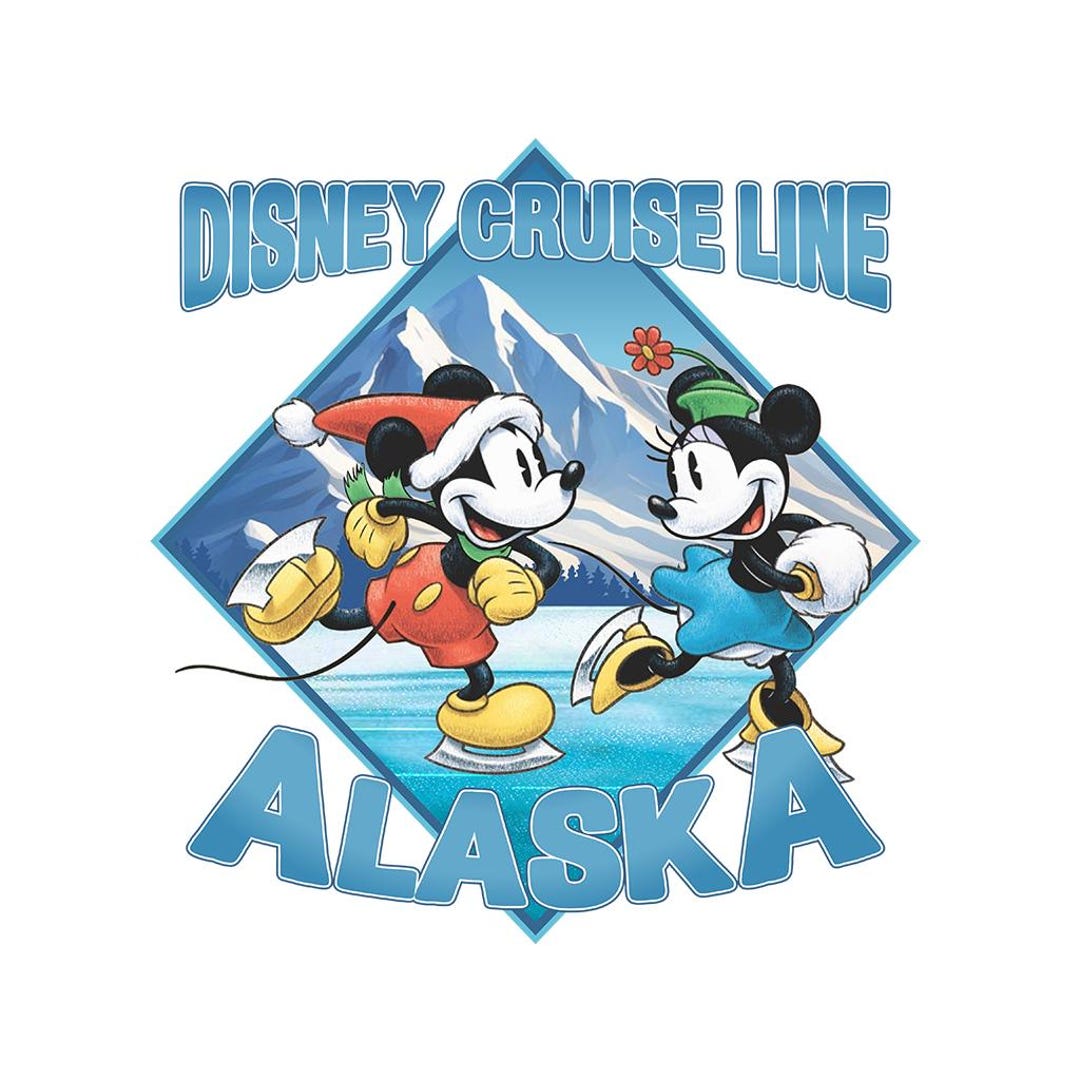 Retro Mickey Minnie Alaska Png, Cruise Line Alaska Wonder Png, Family ...