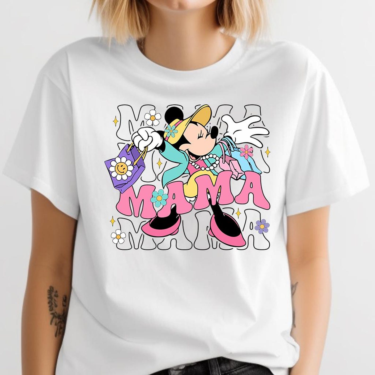 Mama Mouse Shopping Png, Mother's Day Png, Mouse and Friends Png, Mama ...