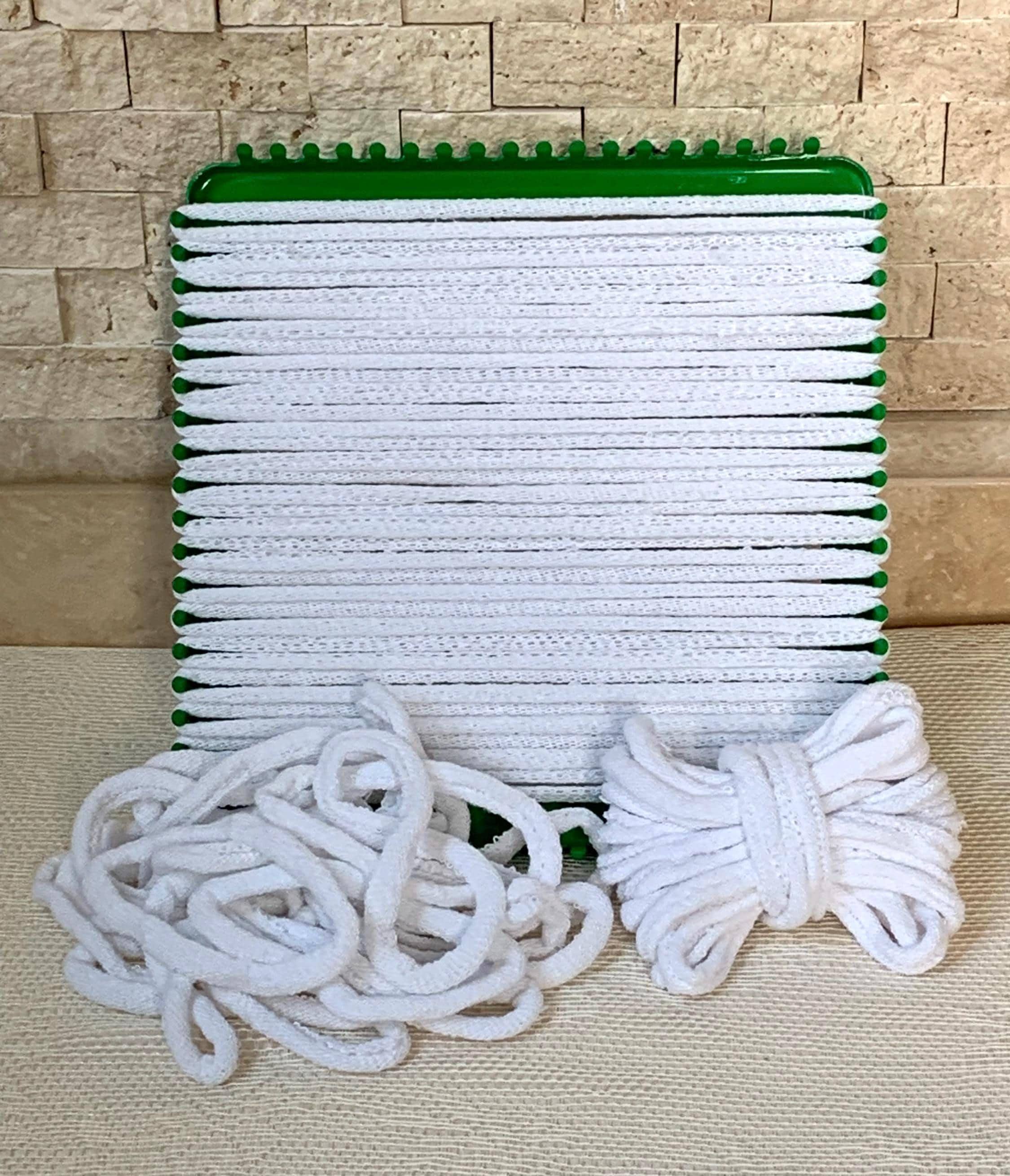 36 White 7" Cotton Potholder Loops: Harrisville Designs (2 Sets of 18) Made in the USA ...