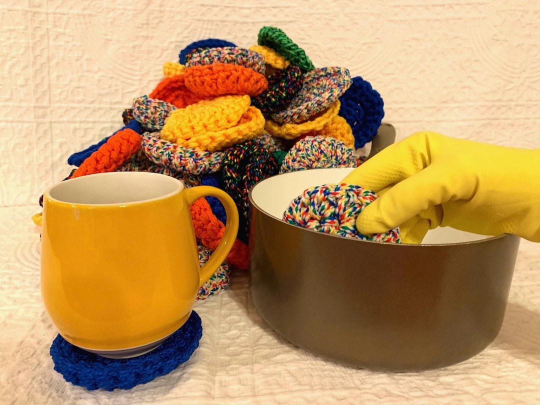 Colorful Dish Scrubbies Are Durable and Reusable Cleaning Tools ...