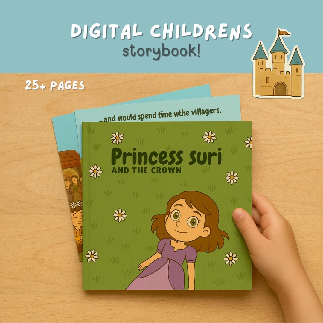 Childrens Educational Storybook (princess Suri and the Crown) - Teaches ...