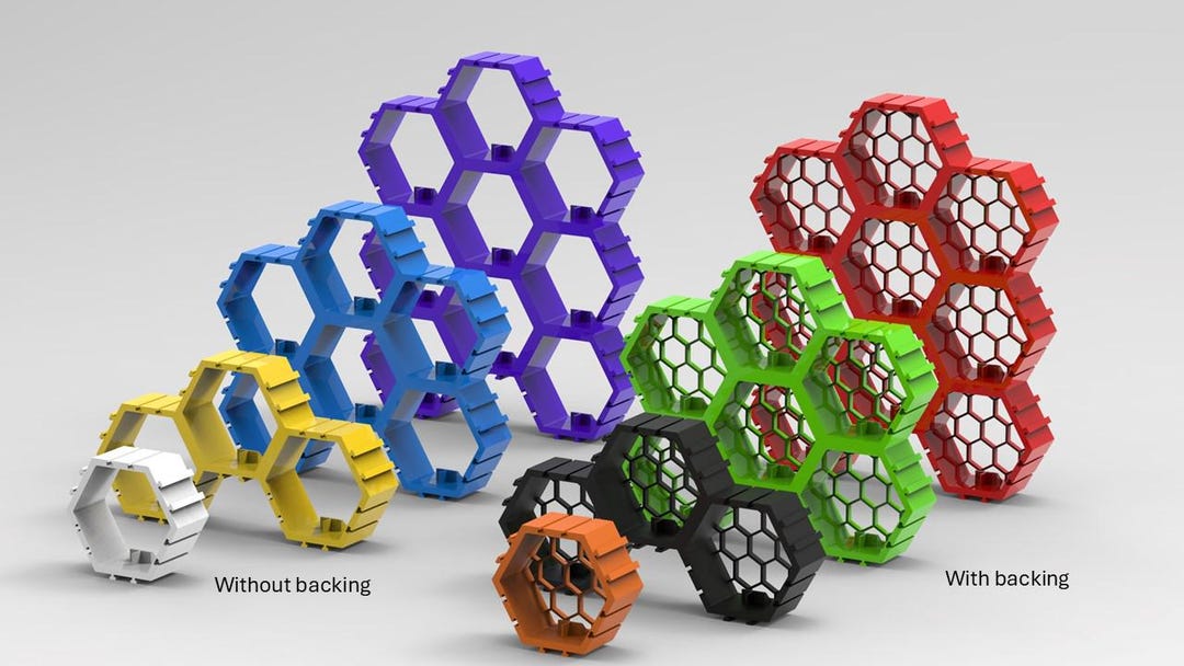 Mini Figure Holder (hexagonal) - Snap on - Compatible Lego Friends - Etsy