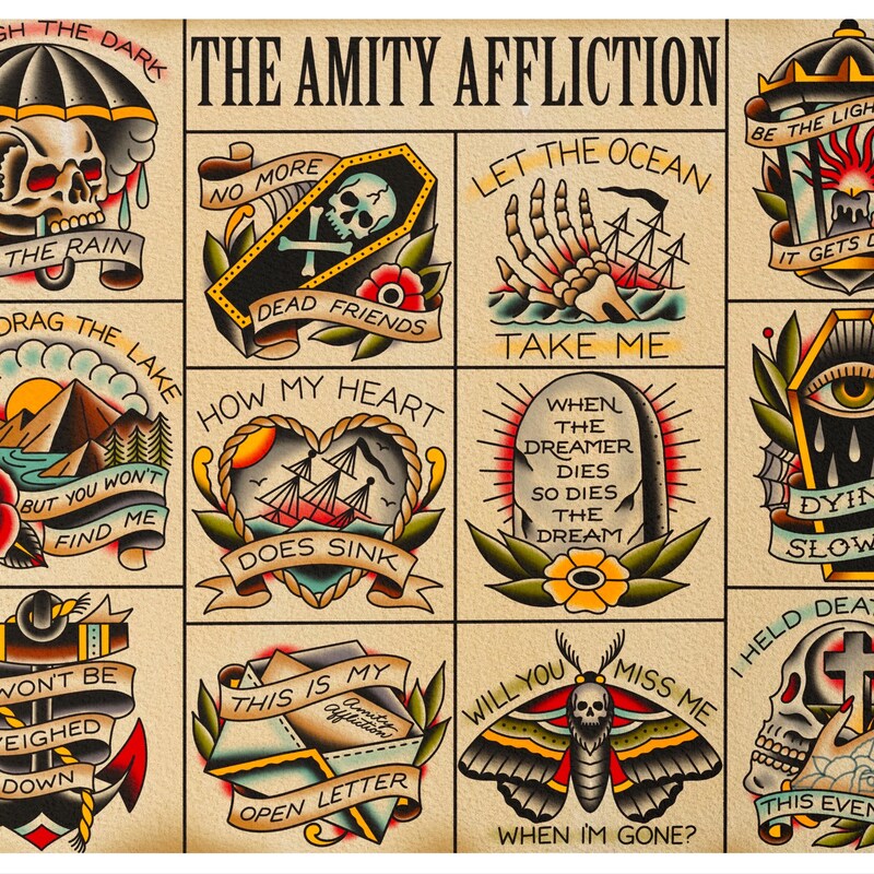 The Amity Affliction - Etsy
