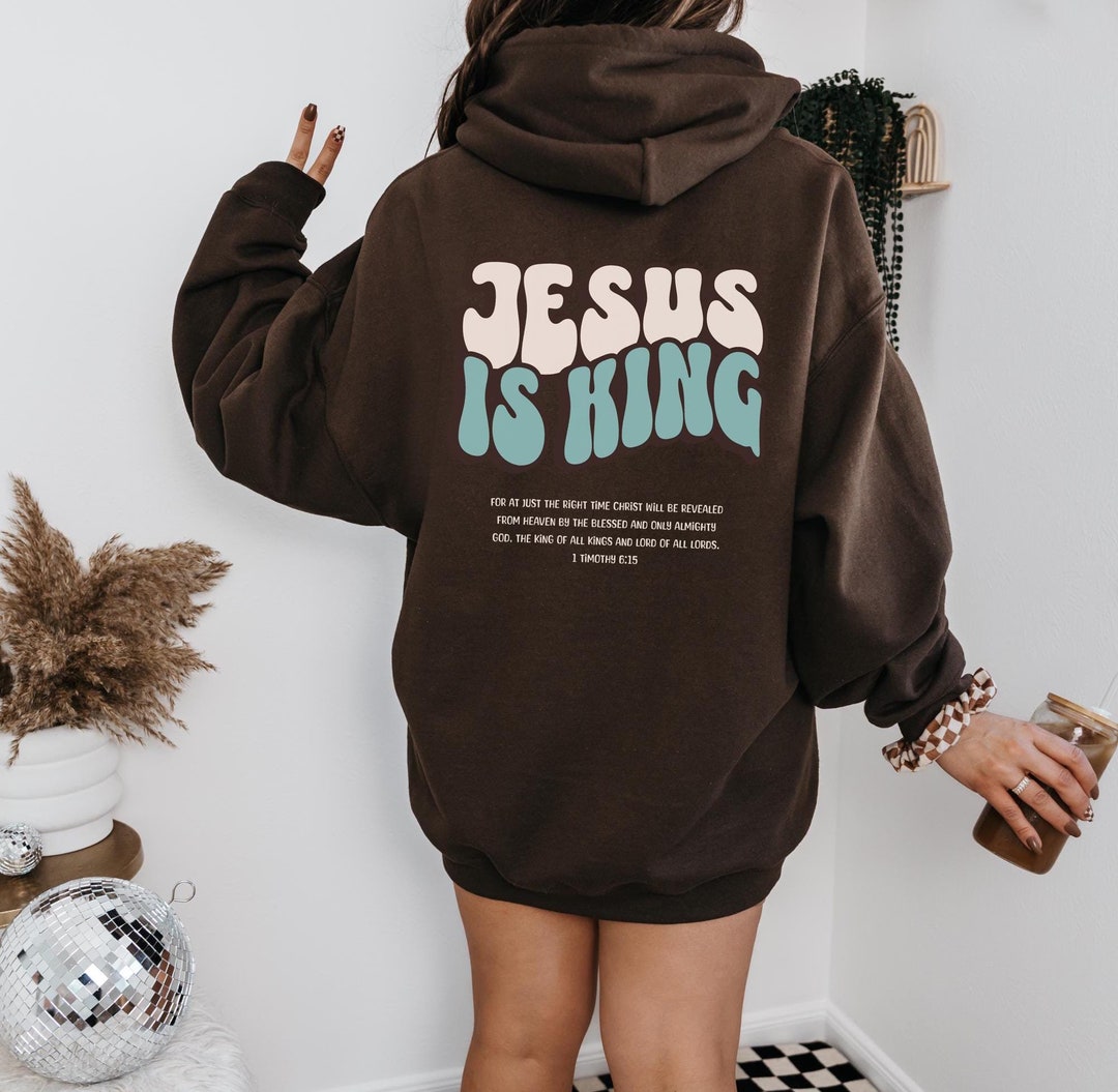 Jesus Clothes Bible Hoodie Jesus King for God so Loved Christian Camp ...