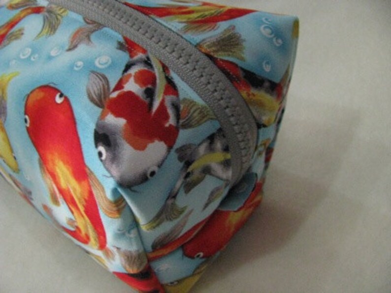 Koi Fish Cosmetic Bag Makeup Bag LARGE - Etsy