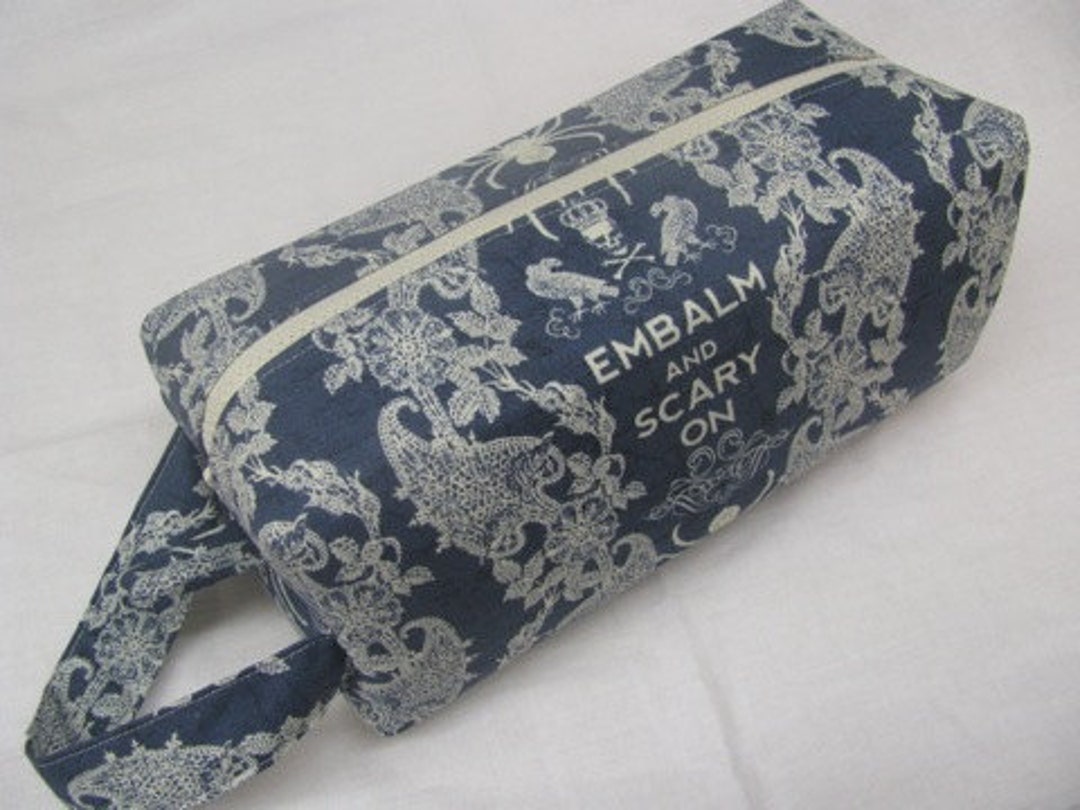 EMBALM and SCARY on Halloween Cosmetic Bag Makeup Bag LARGE - Etsy