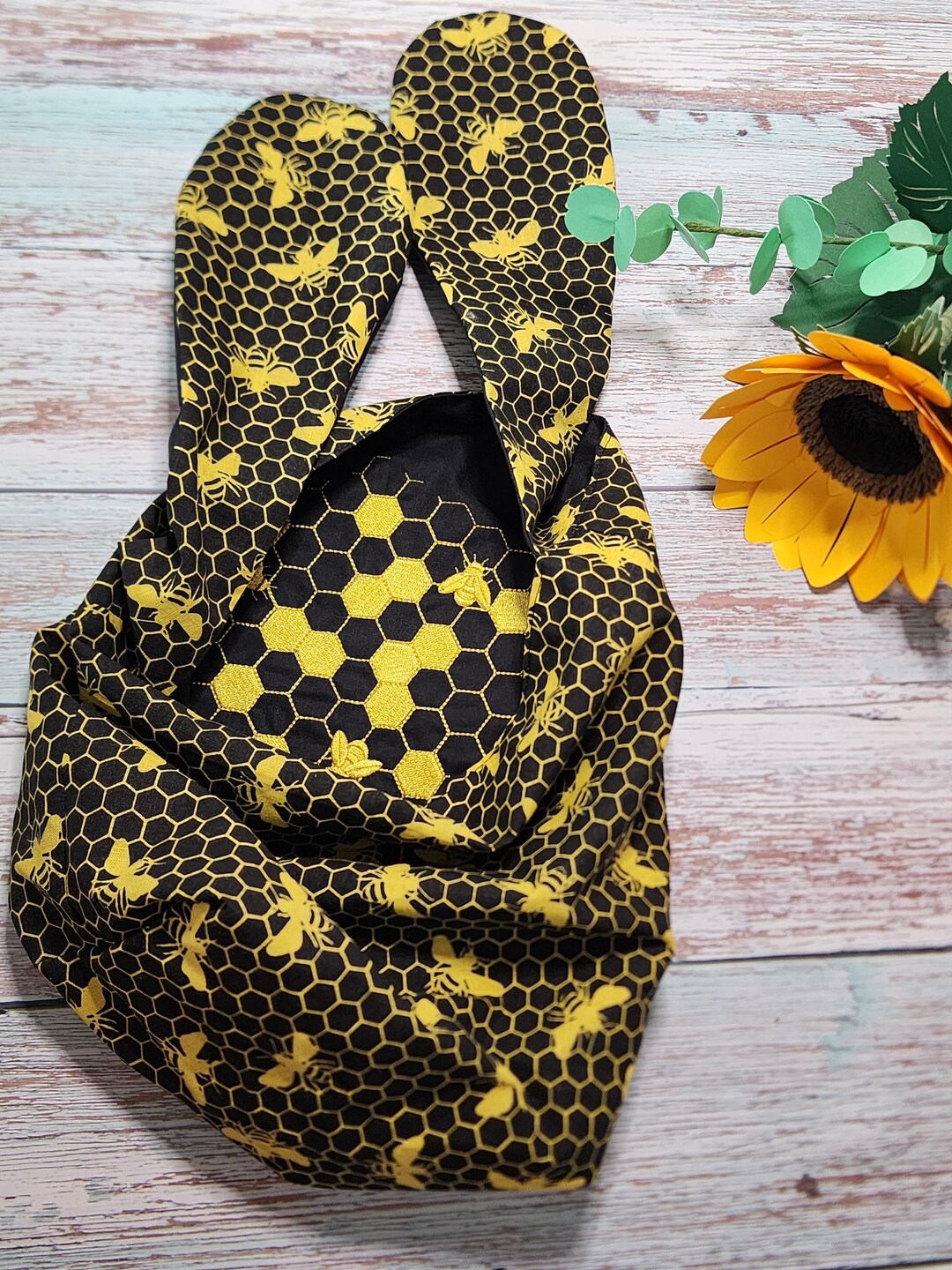 Busy Bees Bunny Ear Lunch Bag - Etsy