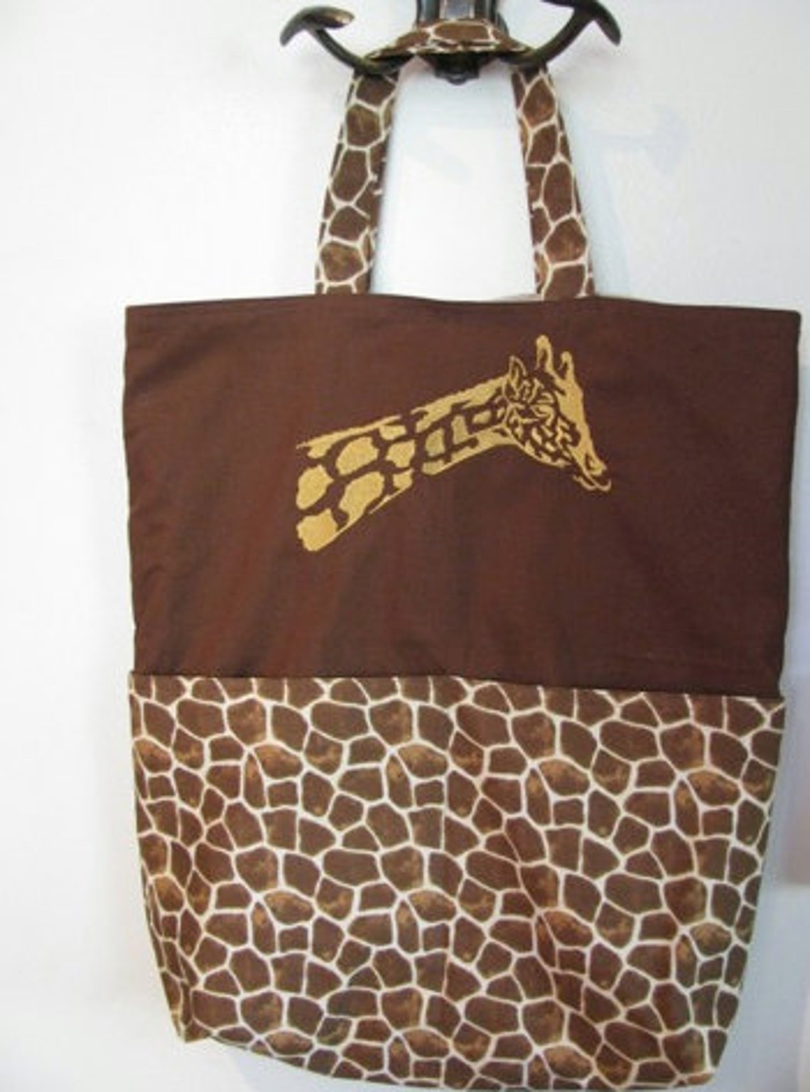 Giraffe Tote Bag Shopping Bag Diaper Bag - Etsy