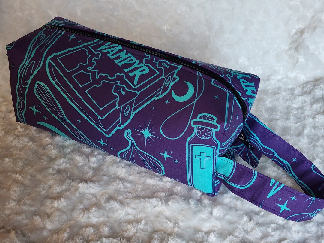Purple and Blue Style Stake Buffy Inspired - Pencil Bag Craft Bag ...