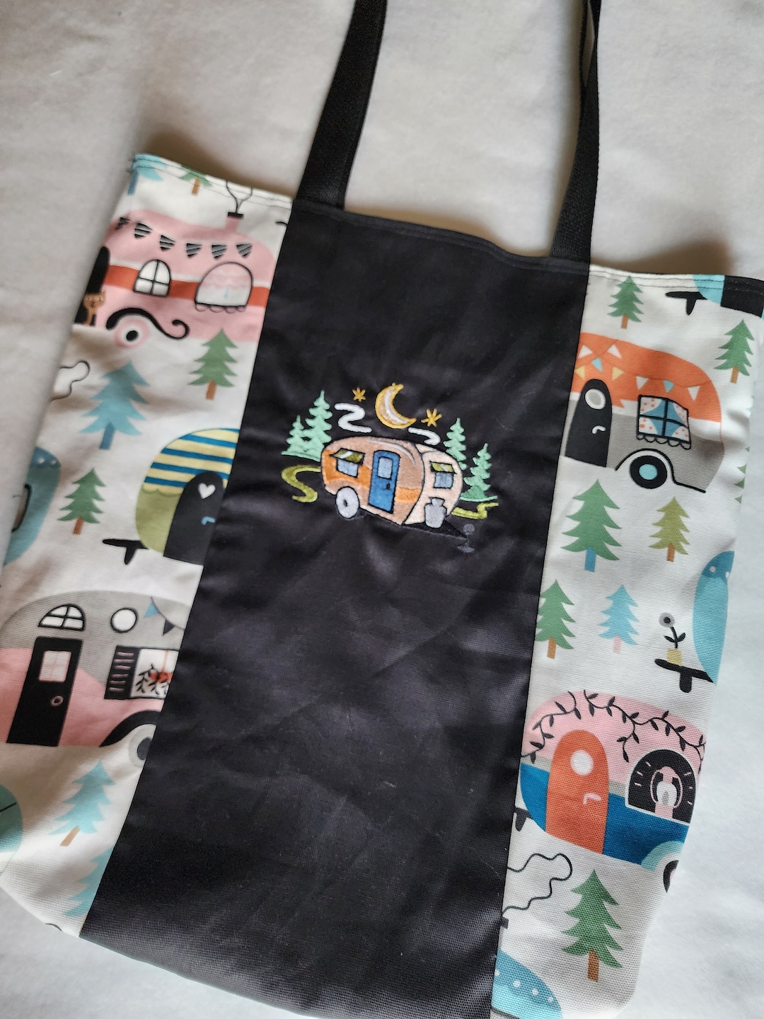 Canvas Duck Cloth Camper Tote Bag Shopping Bag Diaper Bag - Etsy