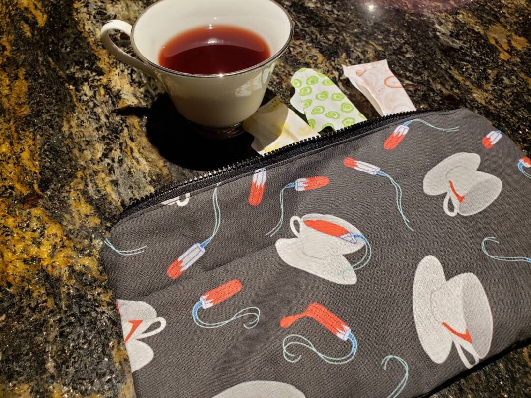 Vampire Teabags Tampon and Pad Period Products Pouch or Bag - Etsy