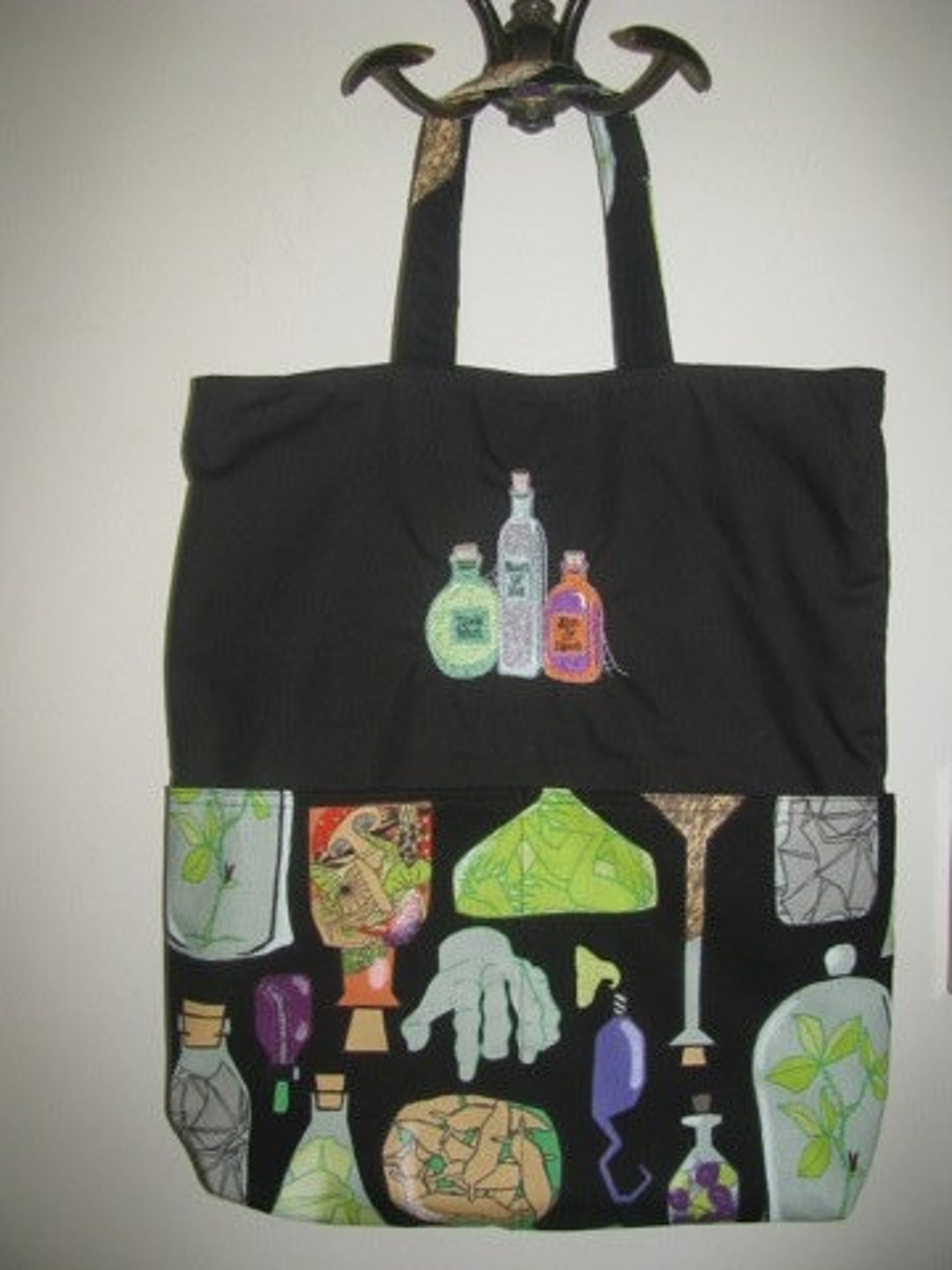 Halloween Potion Apothecary Bottles Eco Friendly Tote, Purse, Bag - Etsy