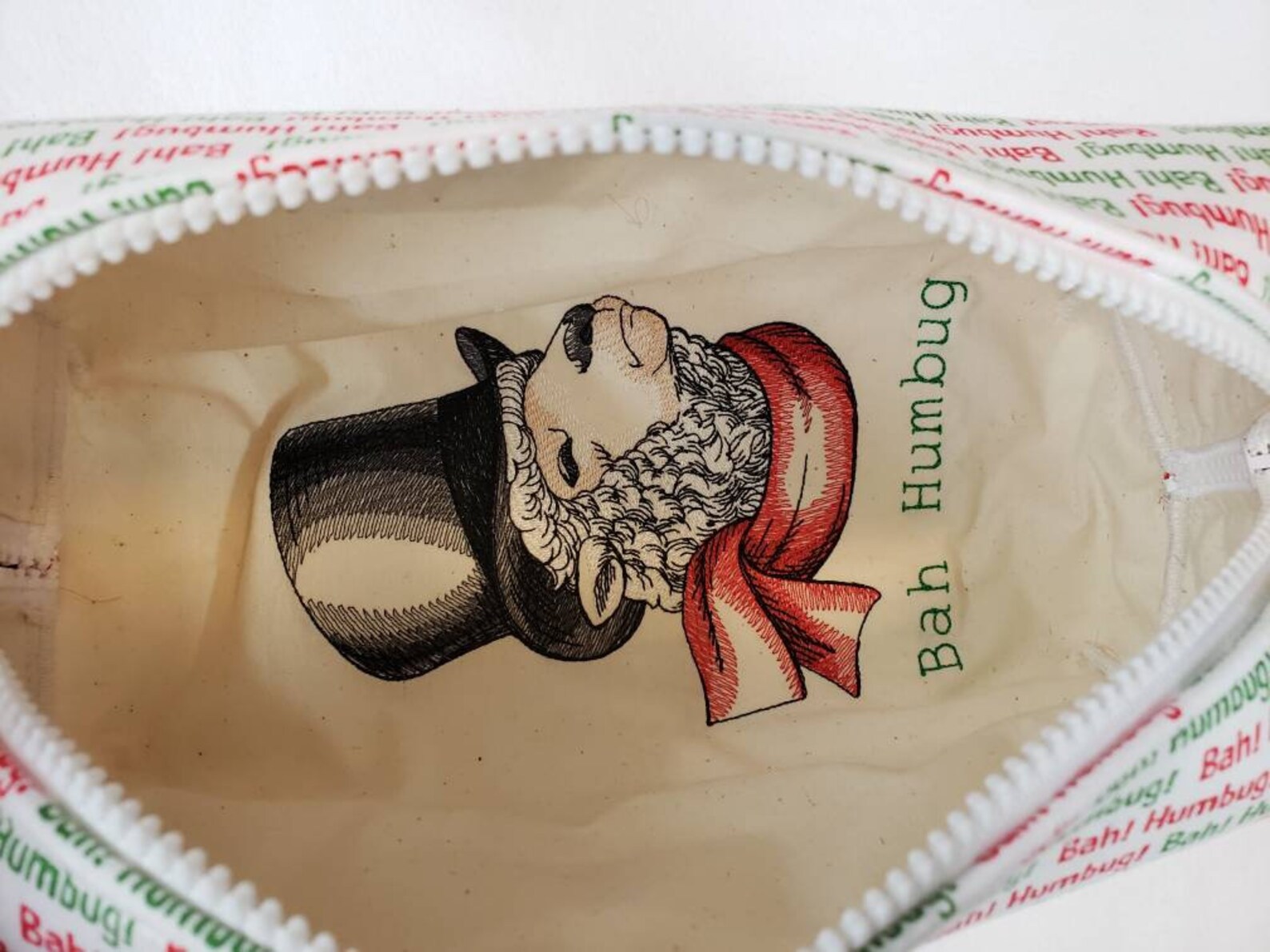 Christmas Bah Humbug Sheep Bag Craft Bag Cosmetic Bag Makeup - Etsy