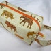 Patterned African Animals With Surprise Embroidery Inside Pencil Bag ...