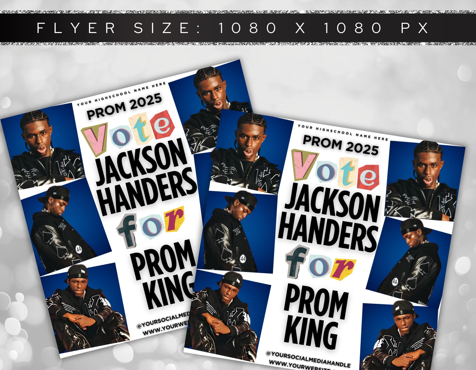 Homecoming Flyer, DIY Flyer Template Design, Homecoming King Flyer ...