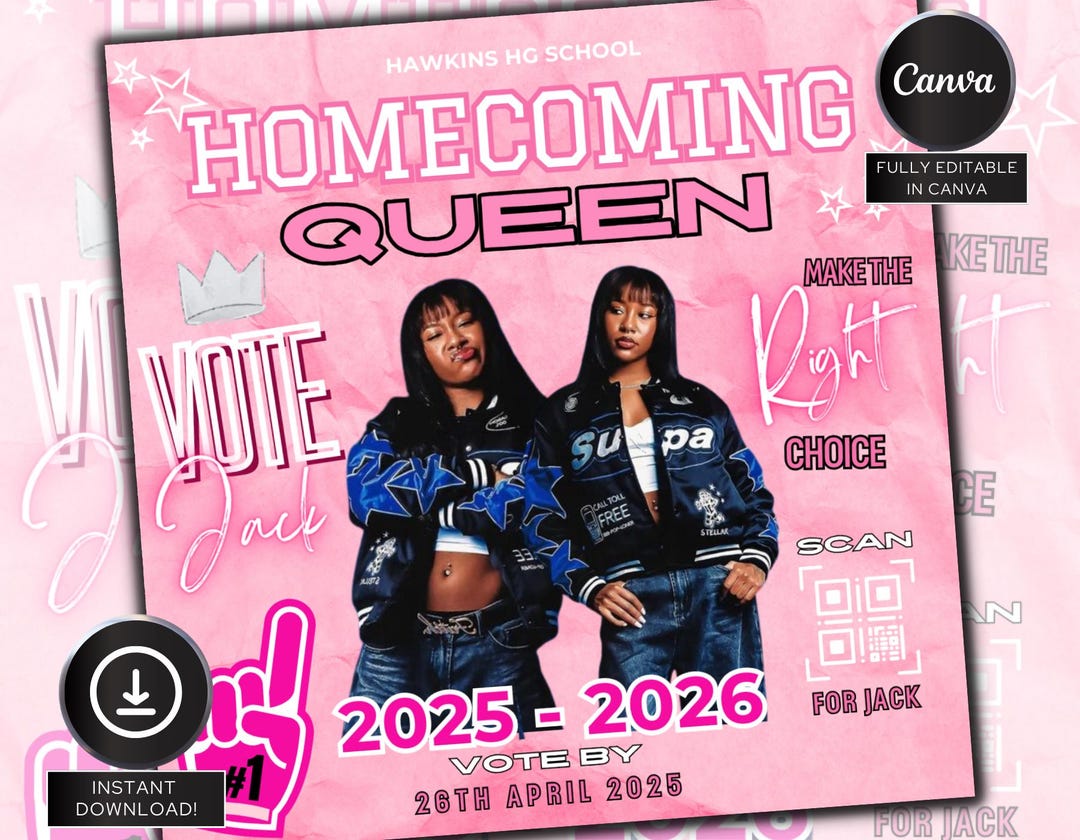 Homecoming Queen Flyer , Homecoming Flyer , Homecoming Campaign Flyer ...