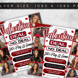 Valentine Deal or No Deal Flyer,february Deal or No Deal Flyer ...