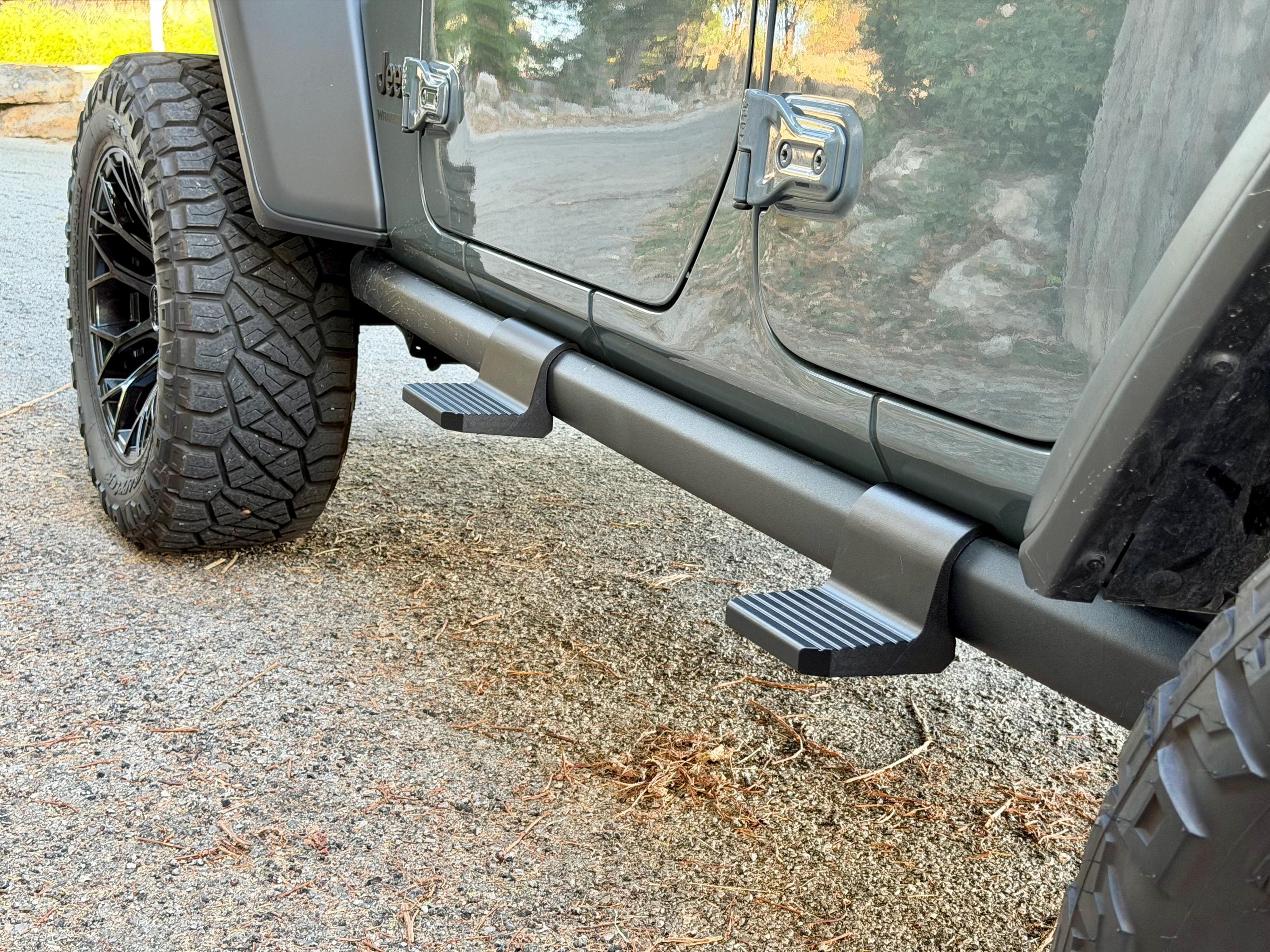 Wrangler / Gladiator Side Steps: Rockloks Snap-on, 30 Second Tool-free ...