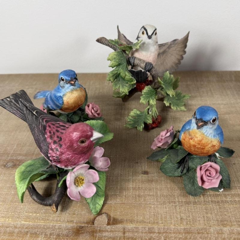 Bluebird Porcelain Figurine - Etsy