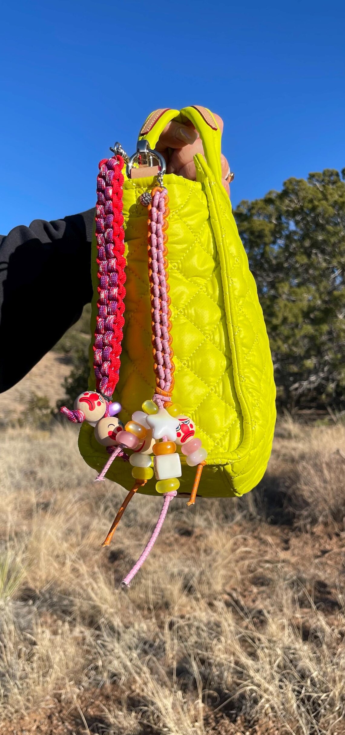 Boondoggle Camp Paracord Miu Miu Style Woven Keychain - Etsy