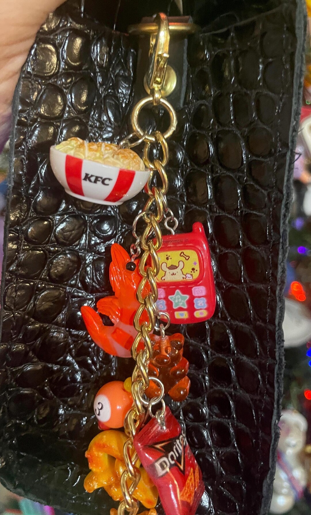 KFC Snack Time Bag Charm Keychain - Etsy