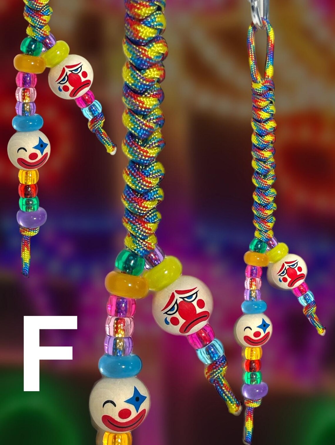 Boondoggle Camp Paracord Miu Miu Style Woven Keychain - Etsy