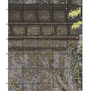 Mossy Statue Cross Stitch Pattern, PDF Instant Download, Nature, X ...