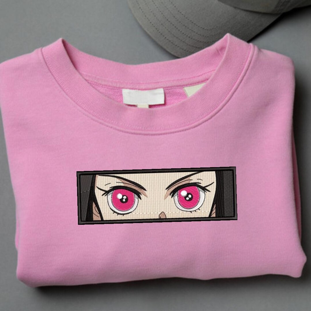 Nezuko Embroidered Sweater Anime - Etsy