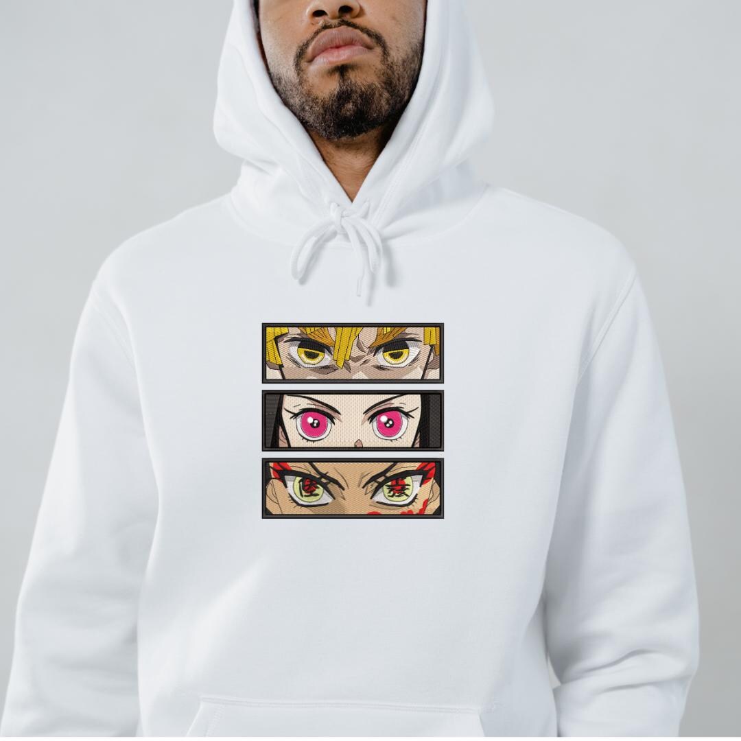 Angry Nezuko Embroidered Sweater Anime - Etsy