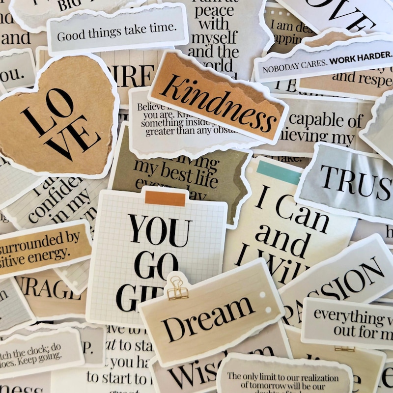Vision Board Stickers - Etsy