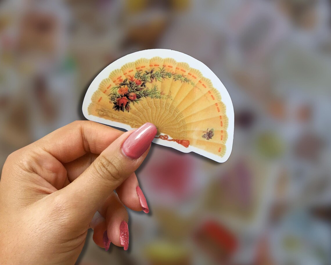 50pcs Vintage Aesthetic Stickers, Retro Scrapbook Sticker Pack for ...