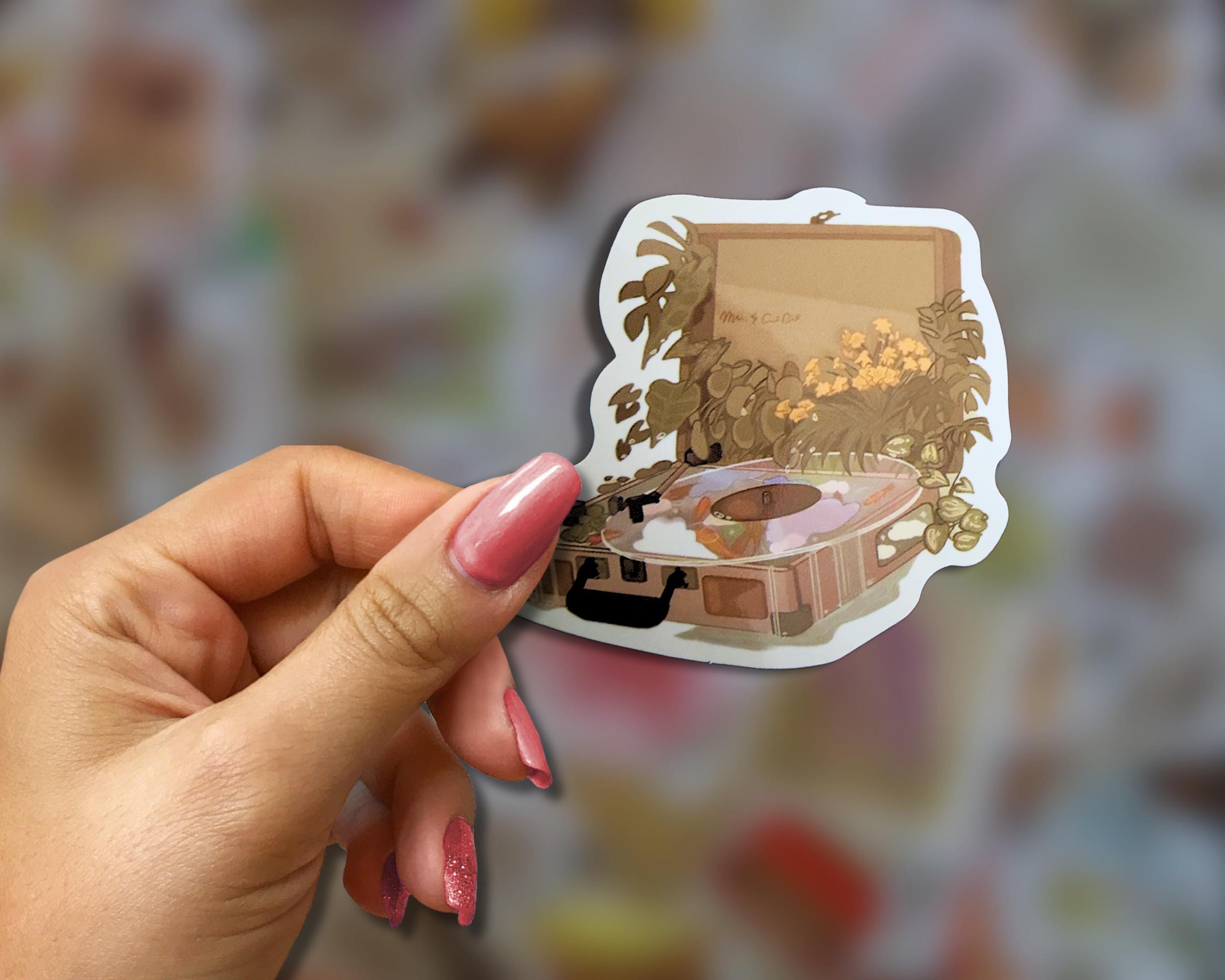 50pcs Vintage Aesthetic Stickers, Retro Scrapbook Sticker Pack for ...