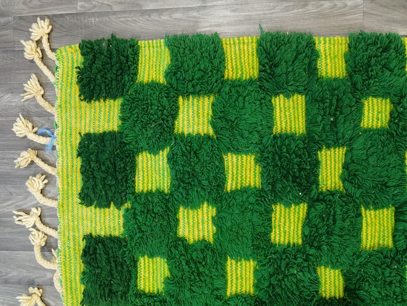 Handmade Green Moroccan Rug – Custom Berber Wool Carpet - Etsy UK