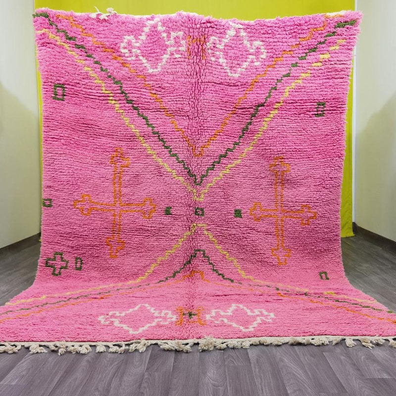 Pink Moroccan Rug - Etsy