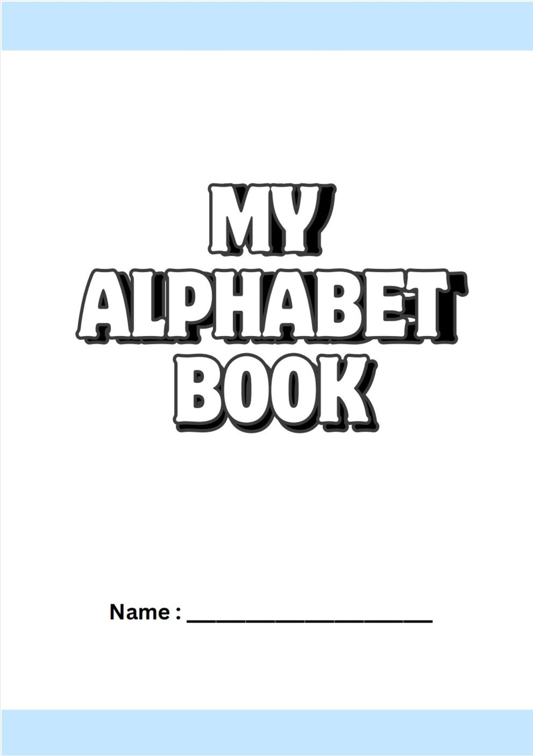 Alphabet Book - Etsy
