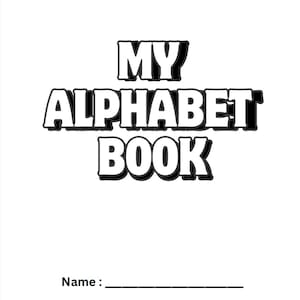 Alphabet Book - Etsy