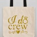 Bride Tote Bag, Bridesmaids Gifts, I Do Crew Bags, Bridal Party Bags ...