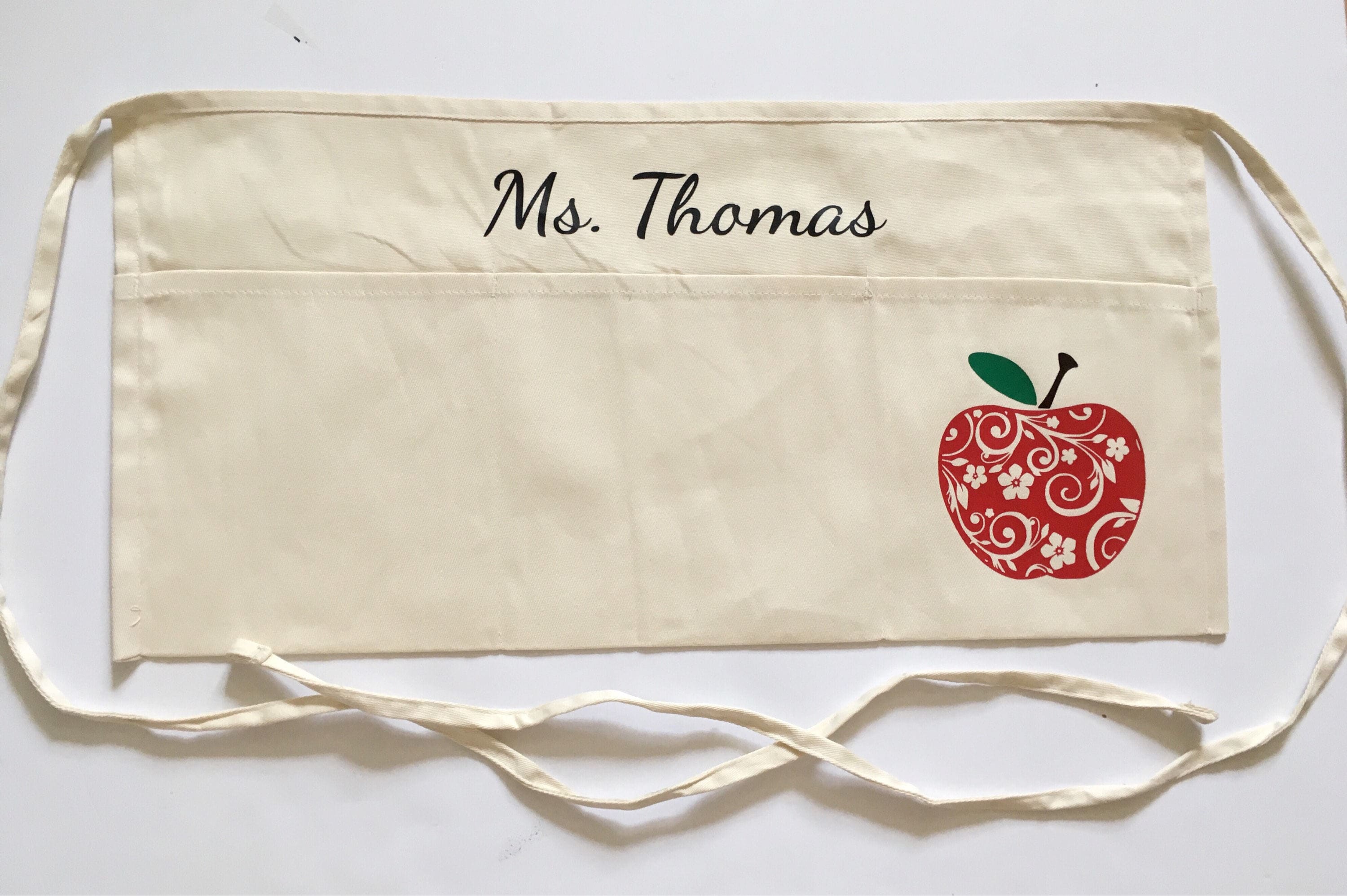Teacher appreciation gift teacher apron apron with pockets | Etsy