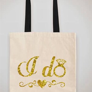 Bride Tote Bag, Bridesmaids Gifts, I Do Crew Bags, Bridal Party Bags ...
