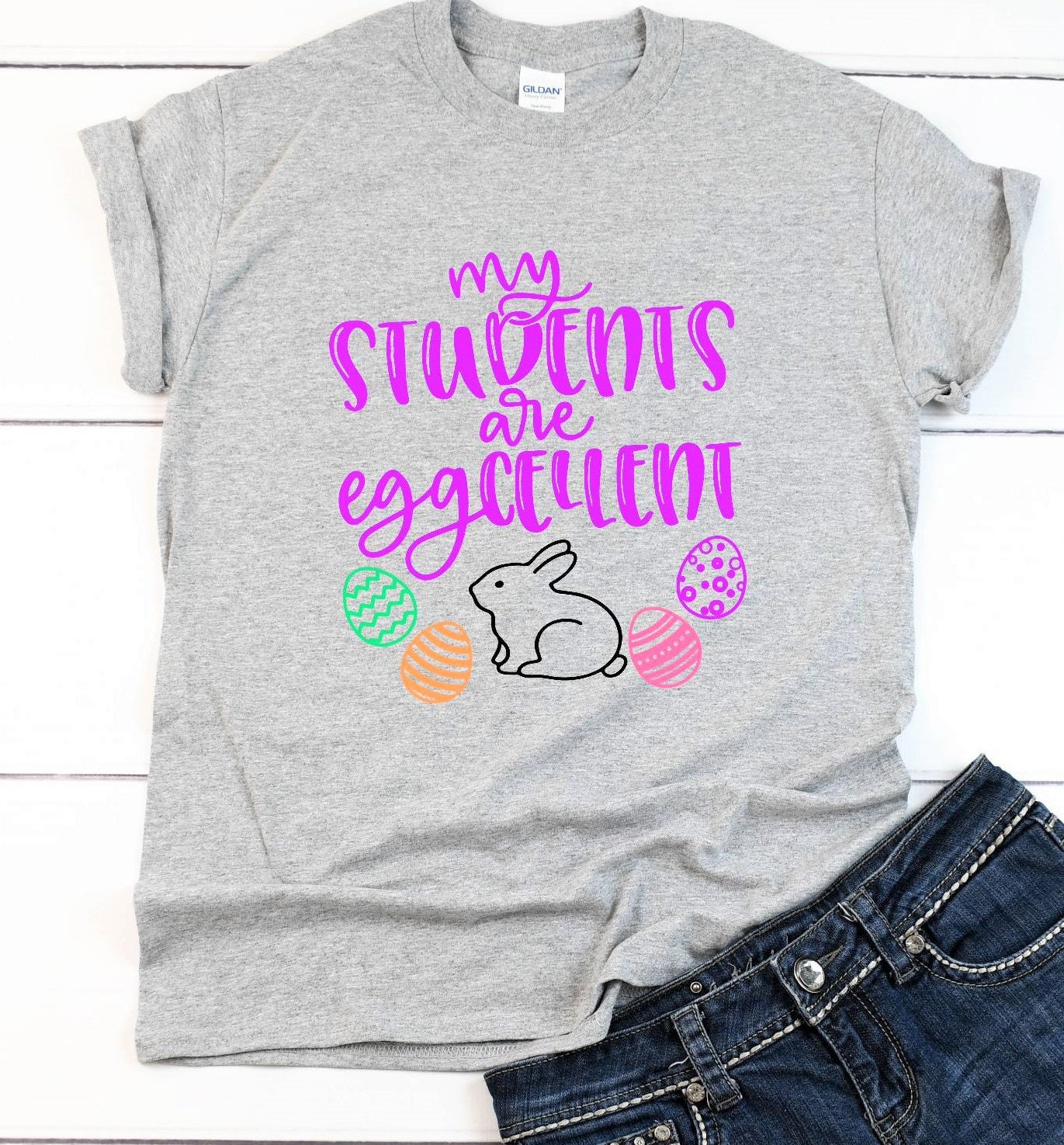 Easter Teacher Shirt My Students Are Eggcellent Easter Egg | Etsy