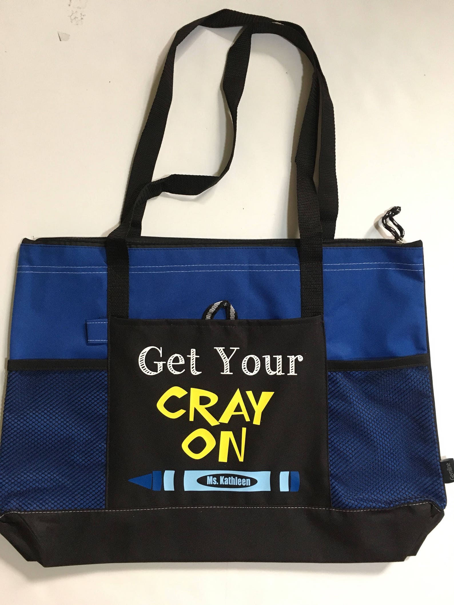 Teacher Tote Bag Get Your Crayon Bag Personalized Teacher - Etsy
