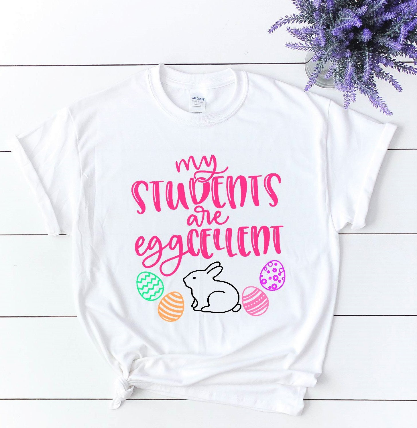Teacher Easter shirt Teacher bunny tee Easter t shirt | Etsy