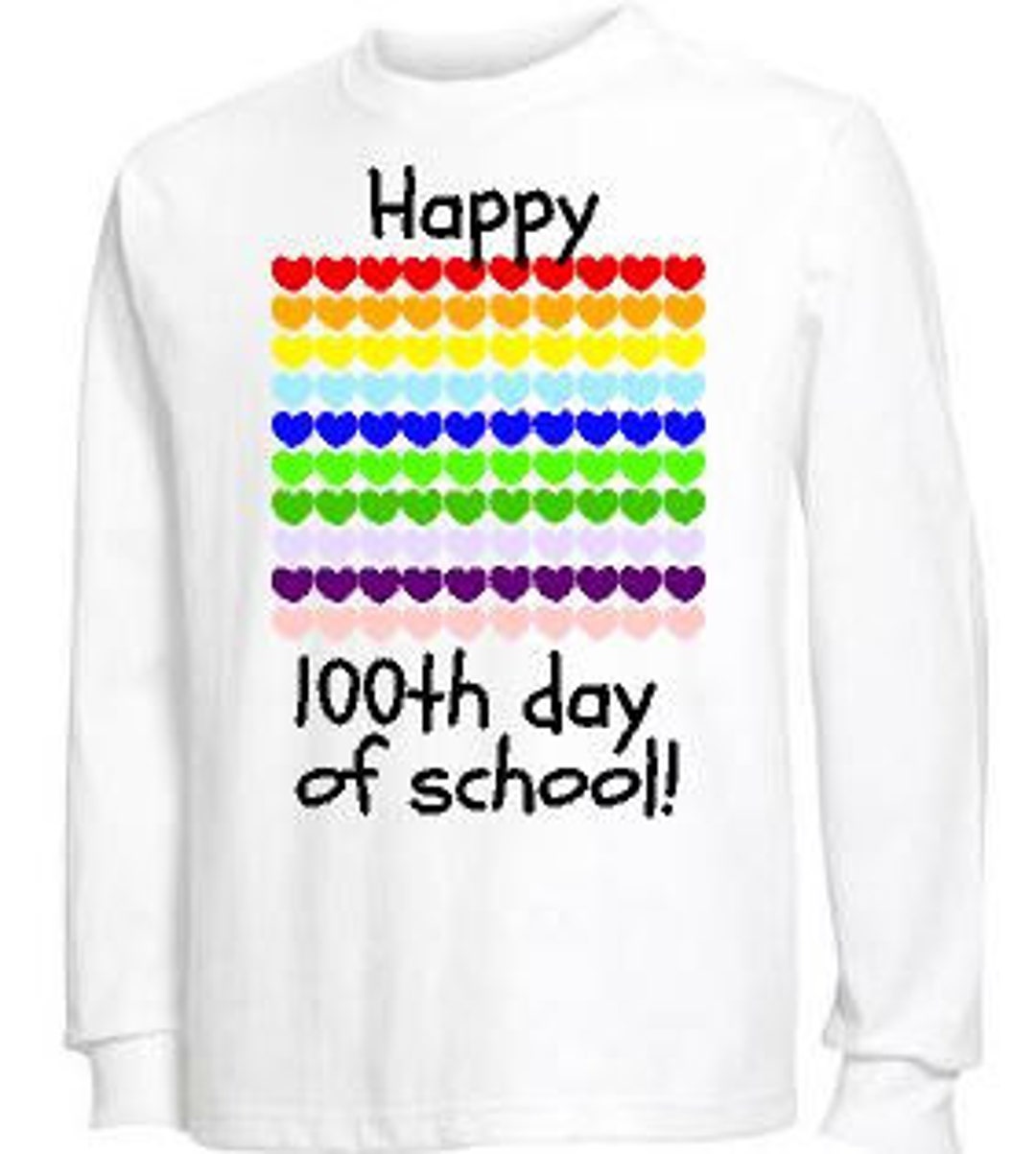100 Days of School Shirt, Happy 100th Day, Teacher 100th Day, 100 ...