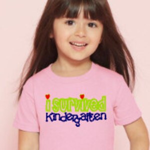 I Survived Kindergarten T-shirt, Kindergarten Graduation Shirt, End of ...