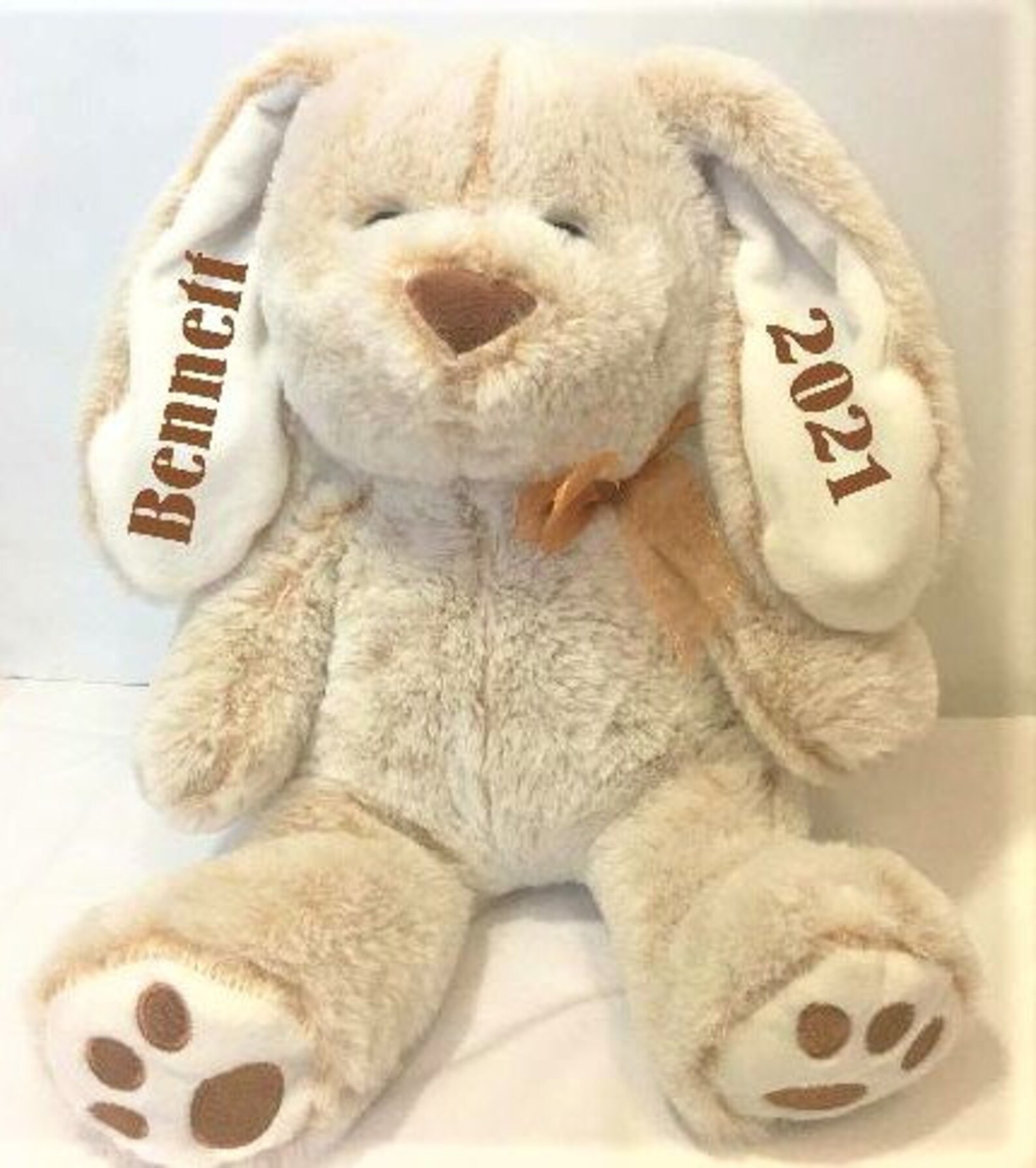 Personalized Easter Bunny Easter Plushie Easter Basket - Etsy