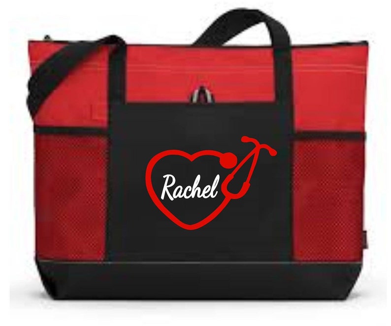 Nurse Bag Nursing Tote Personalized With Any Monogram or | Etsy